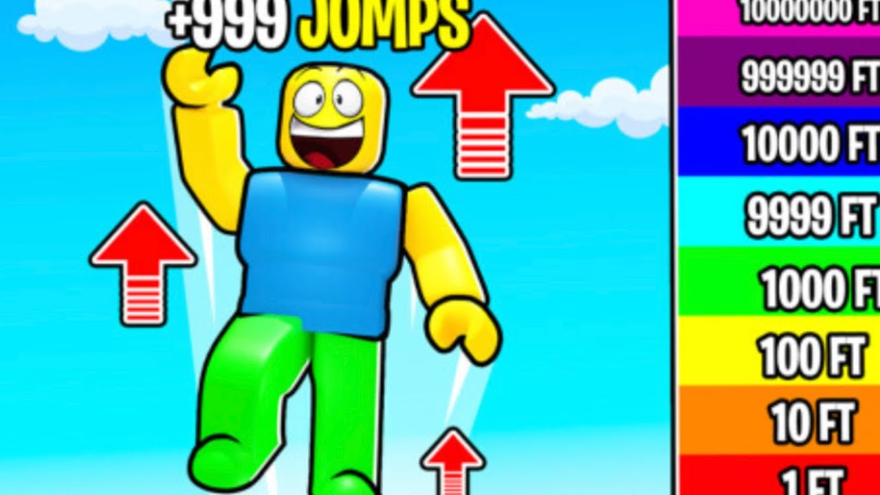 Playing jump clicker in roblox - YouTube