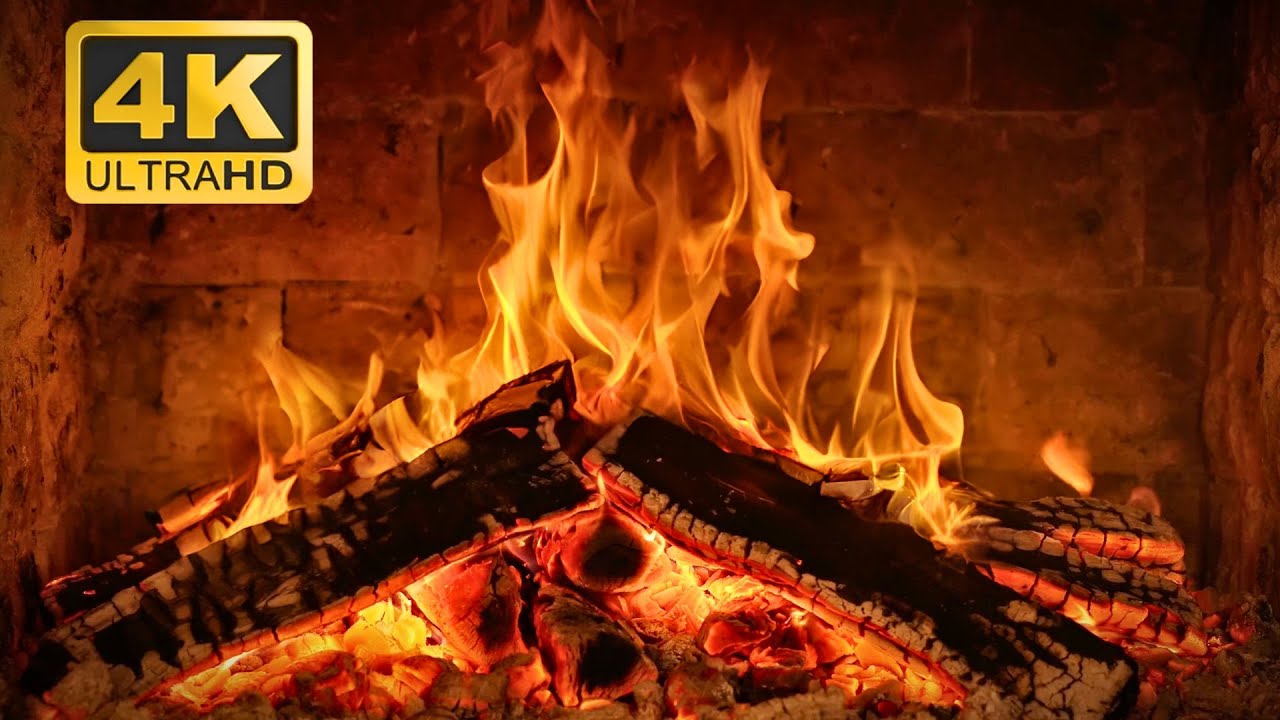 🔥 12 HOURS ULTRA HD Fireplace 4K. Fireplace video 4K ULTRA HD ...