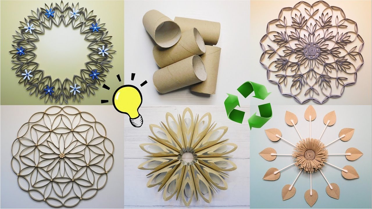 5 Flower Power Craft Ideas 😍 Toilet Paper Rolls Recycling DIY ♻️ Easy ...
