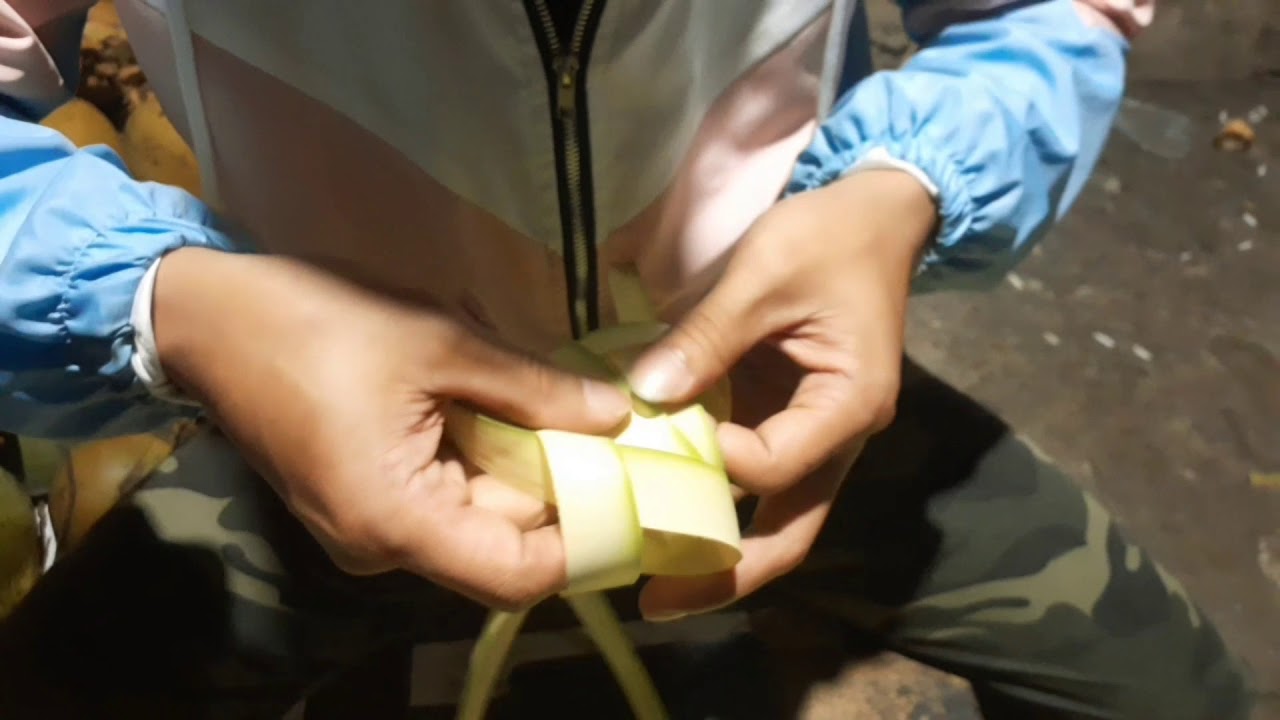 🔴cara Membuat Kulit Cangkang Ketupat Dengan Cepat ‼tutorial Membuat