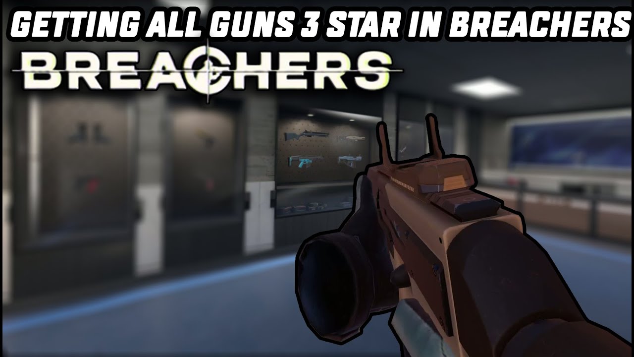 I Got Three Stars On All The Guns In Breacher VR - YouTube