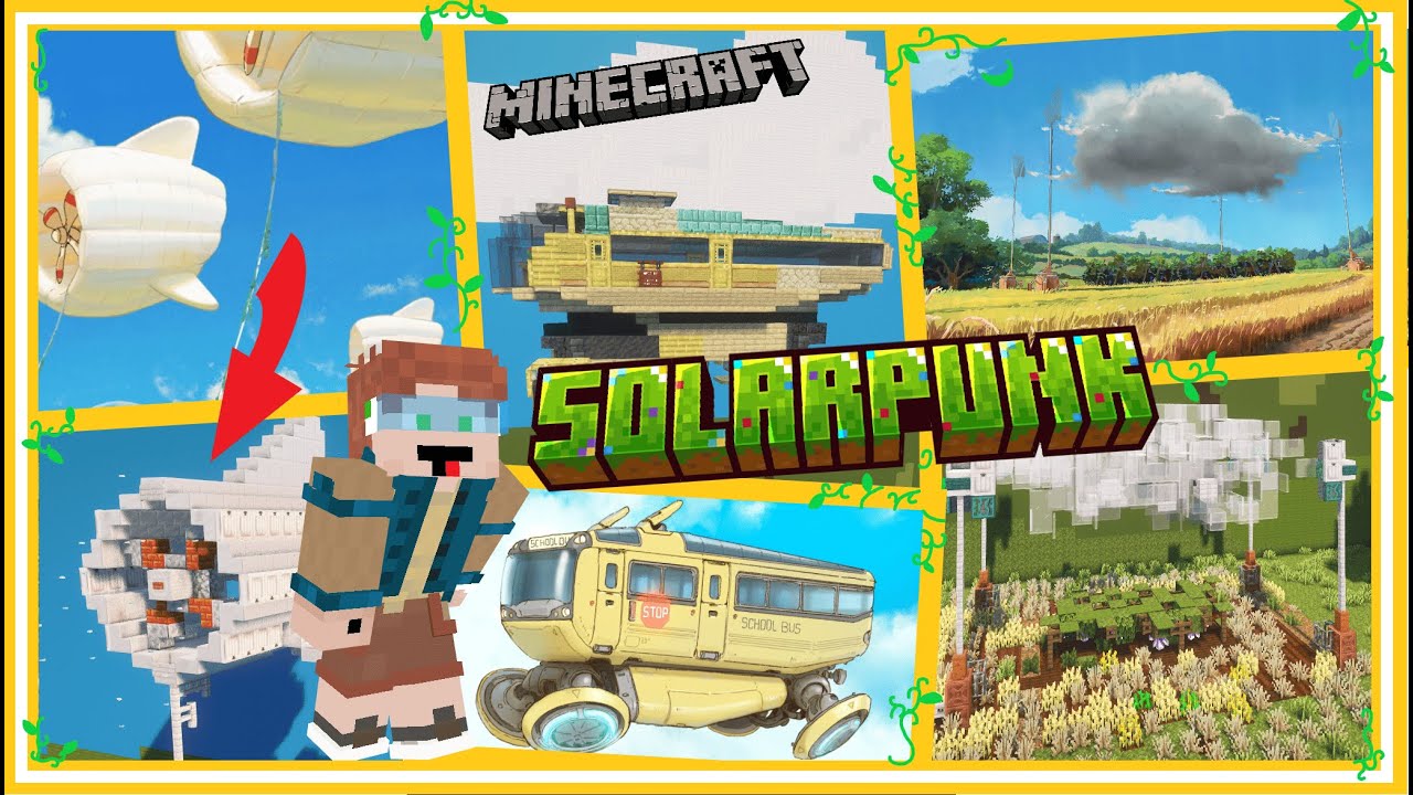 Elements of Dear Alice built in Minecraft ! - A Solarpunk minecraft ...