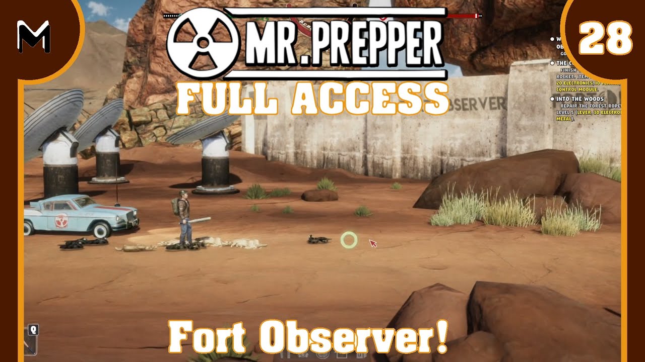 Mr Prepper FULL RELEASE!: FORT OBSERVER! Days 82-84 (#28) - YouTube