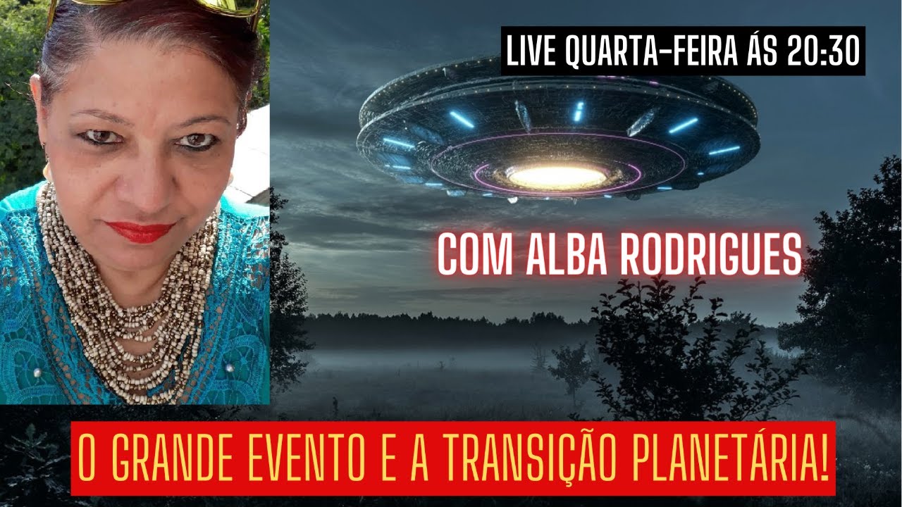 LIVE: EVENTOS QUE MUDARÃO A FACE DO PLANETA COM ALBA RODRIGUES - YouTube