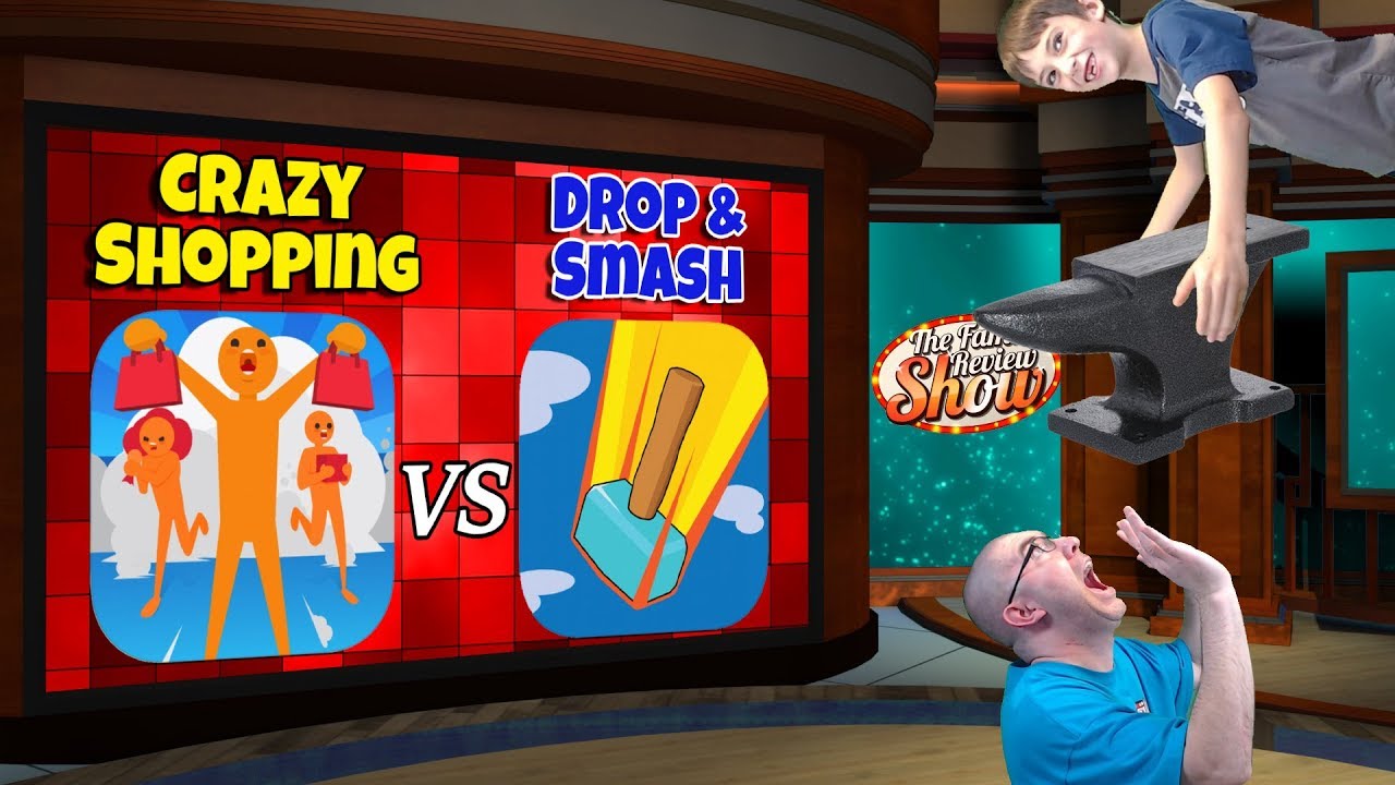 Crazy Shopping vs Drop & Smash Gameplay and Review - YouTube