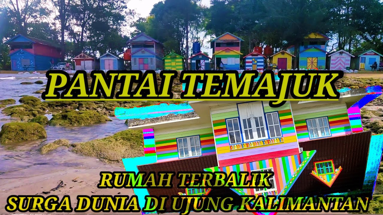 TEMAJUK SAMBAS l KEINDAHAN PANTAI TEMAJUK #KALIMANTANBARAT - YouTube