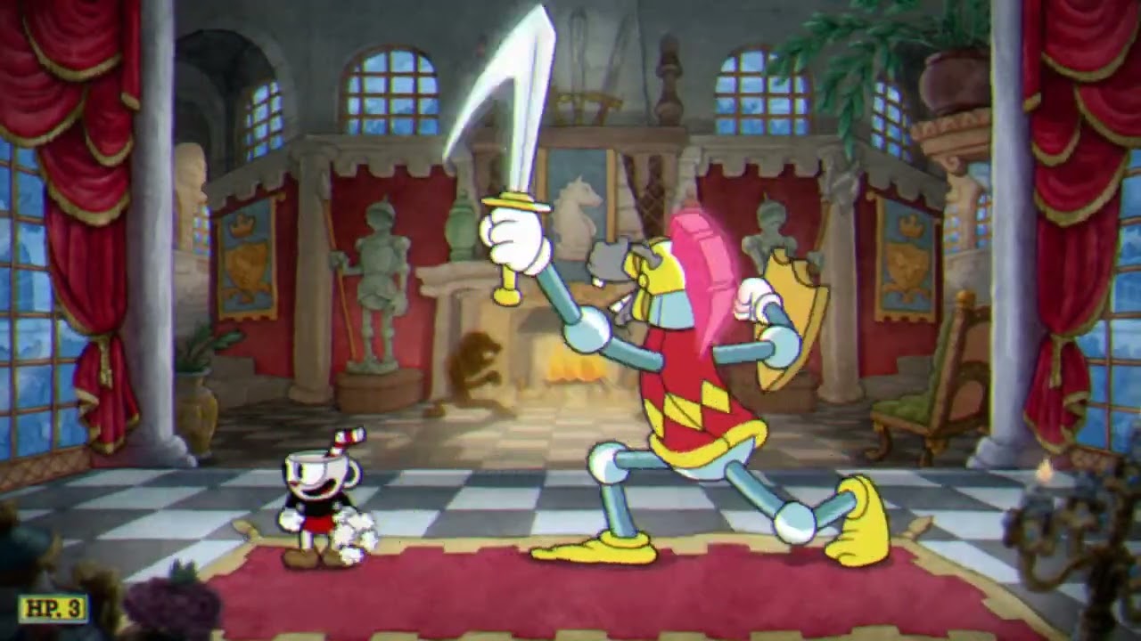 Let's Play Cuphead (DLC) - Pt 31 - Knights Must Fall (1949) - YouTube