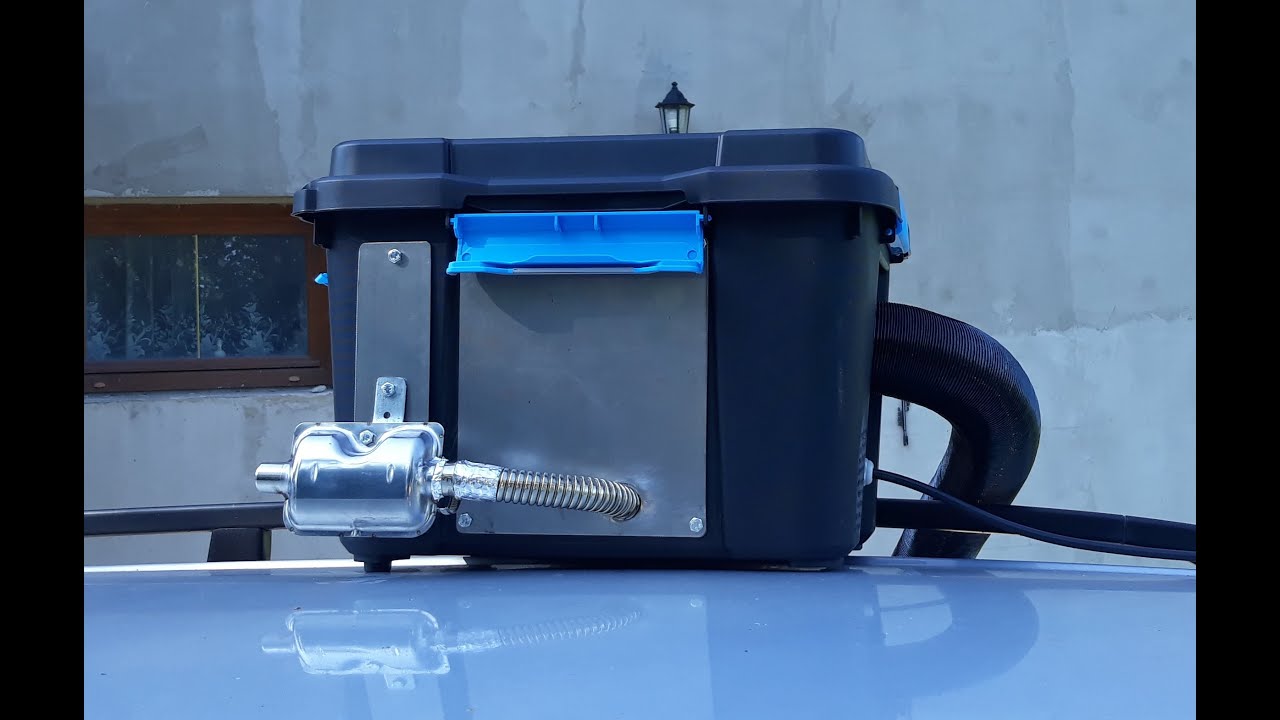 EXTERNAL diesel car heater - YouTube