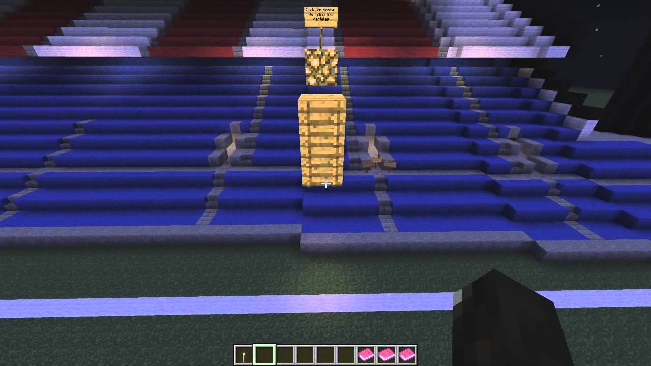 Minecraft: Estadio Vicente Calderon Atletico De Madrid -" Mini Parkour ...