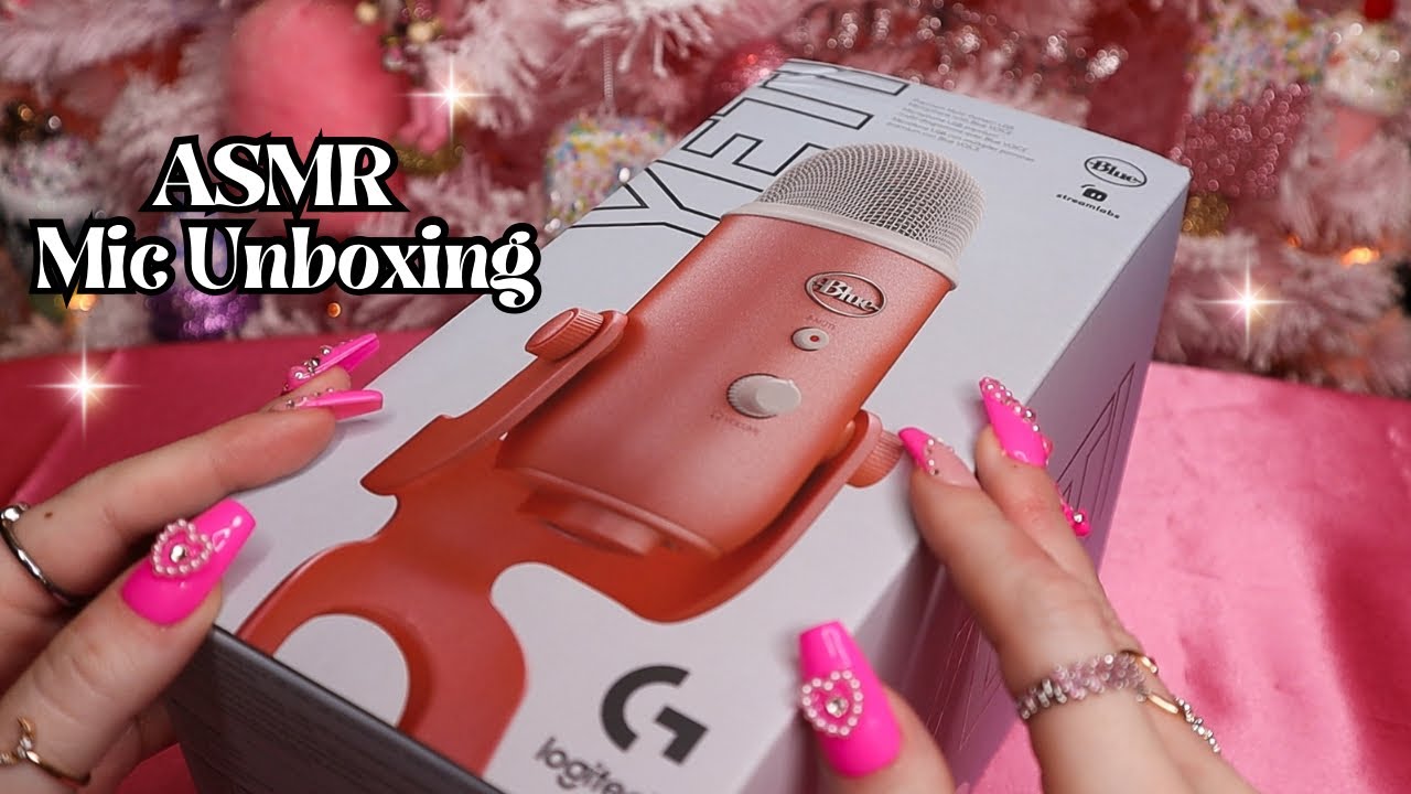 ASMR | Unboxing My New Pink Microphone🎙️💗 - YouTube