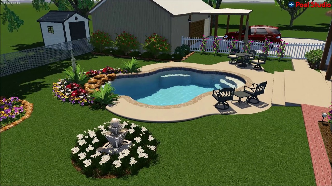 Platinum Pools - Dunn Pool Video - Designed by Clay Givens - YouTube