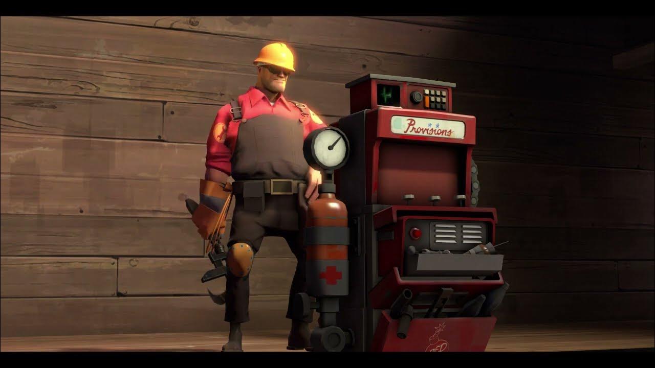 TF2 Engineer Build Dispenser - YouTube