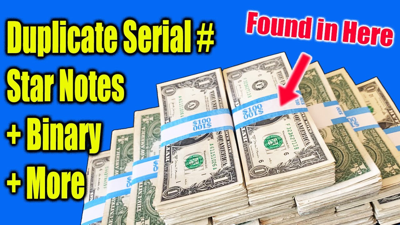 Looking for Fancy Serial Numbers on Bills - Showing Awesome Bank Strap ...