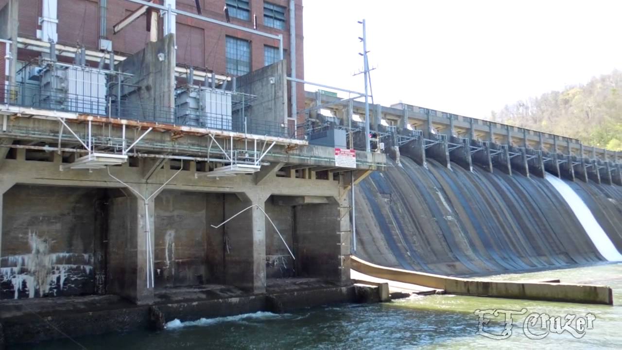 Lake Lynn Dam At Cheat Lake West Virginia. - YouTube