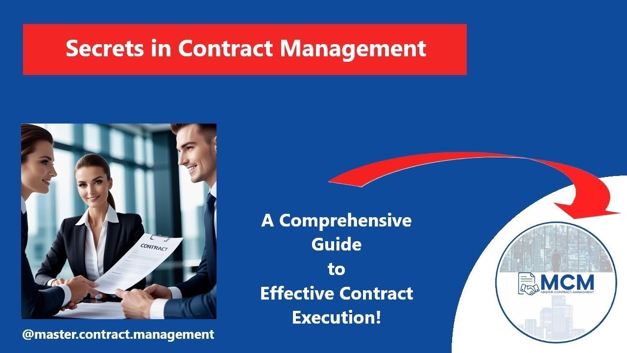 Secrets in Contract Management Basics: A Step-by-Step Guide! - YouTube