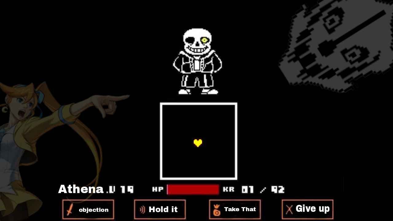 Athena's Undertrial ft. Sans (Objection.lol/Ace Attorney) - YouTube