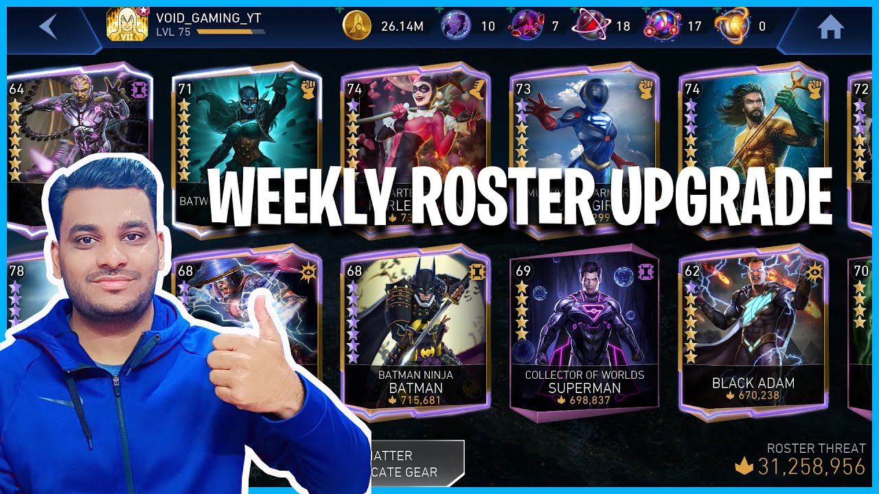 Injustice 2 Mobile | Weekly Roster Upgrade | Character Upgrade - YouTube