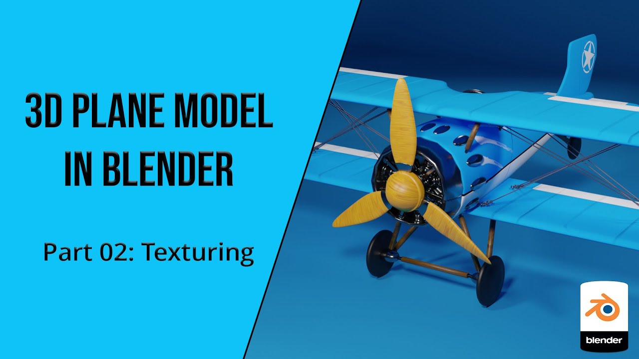 3D Plane Making tutorial in Blender (Texturing) - YouTube