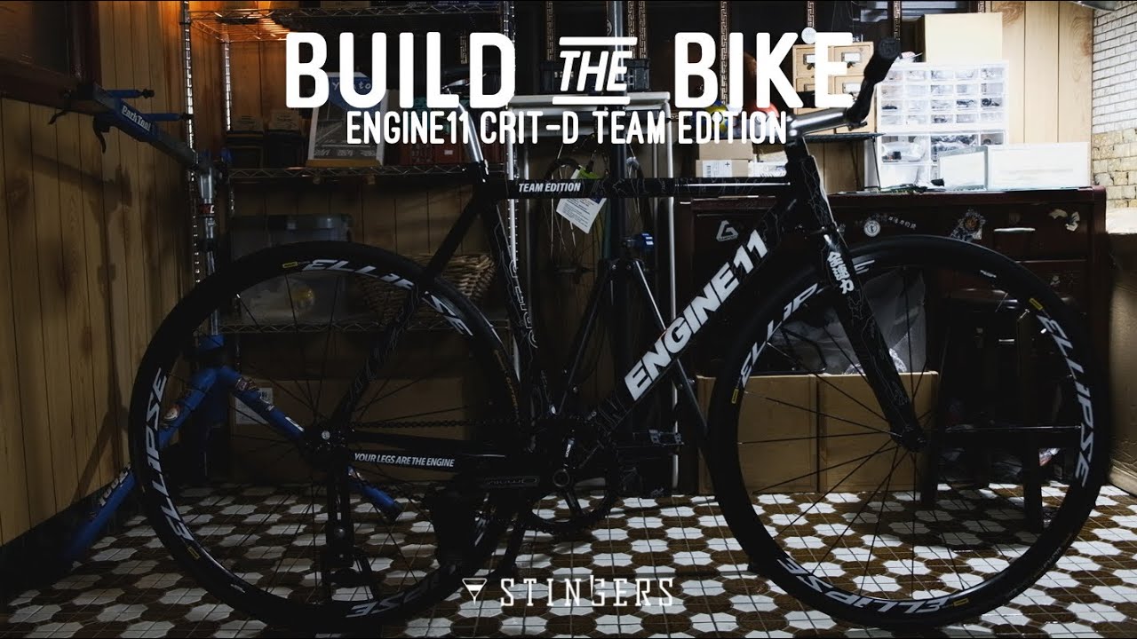 Fixed Gear Bike Build -Engine11 Crit-D Team Edition｜STINGERS - YouTube