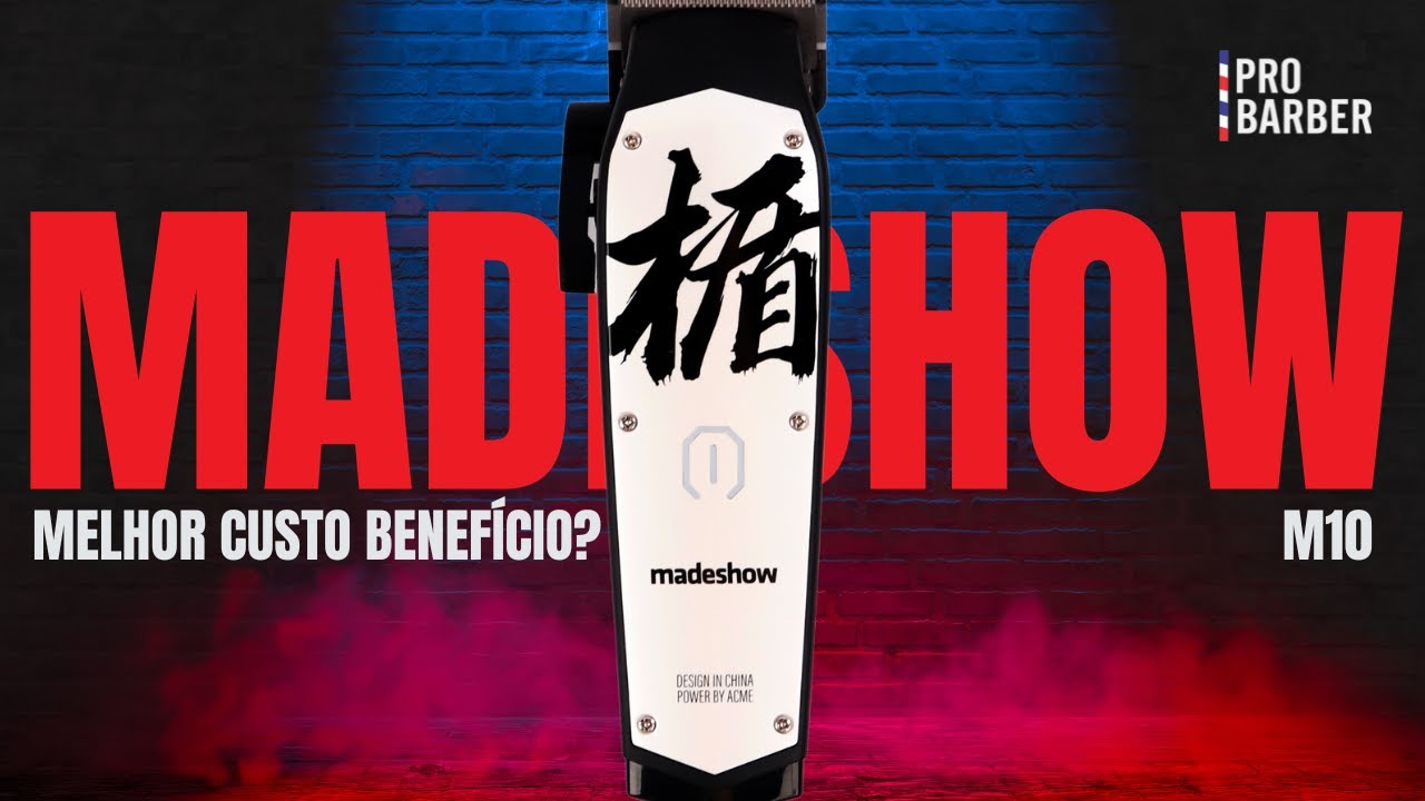 💈 Review da Máquina de corte Madeshow M10 | Pro Barber Equipamentos ...