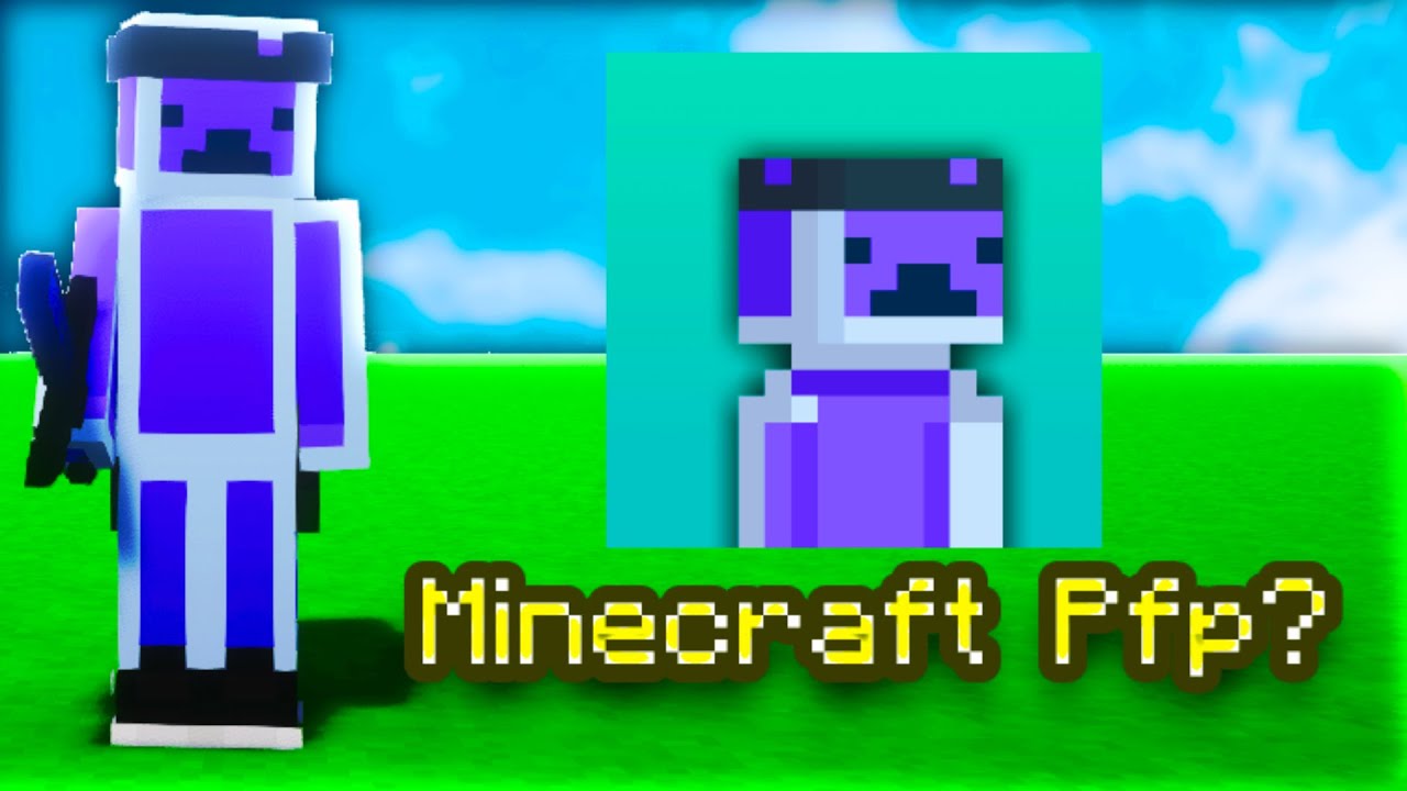 How to make Minecraft Profile Picture - YouTube