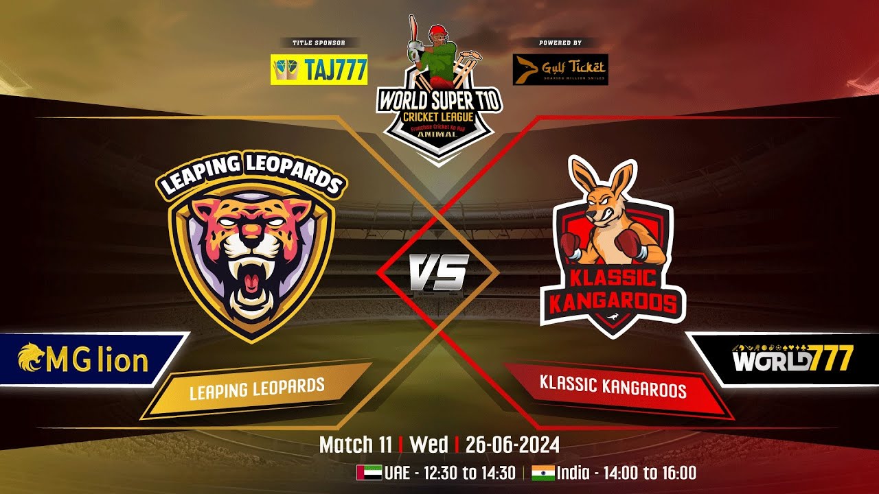 WST10 | Match 11 | Leaping Leopards vs Klassic Kangaroos - YouTube