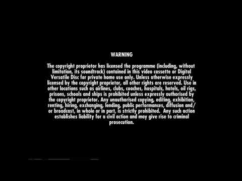 Sony UK Warning Screen (2001-2005) - YouTube