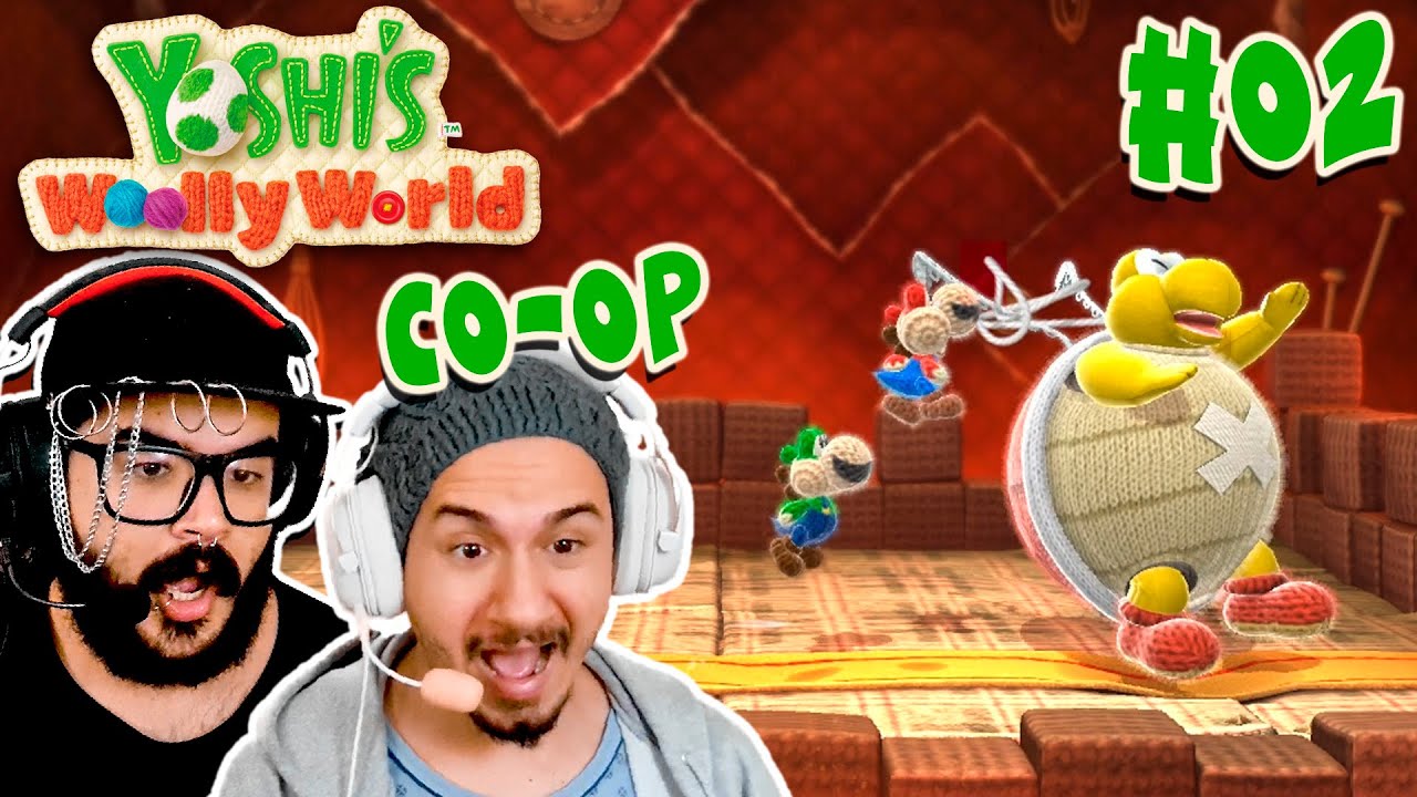 MARIO E LUIGI FOFÍNEOS! Yoshi's Woolly World #02 - Gameplay em Co-op no ...