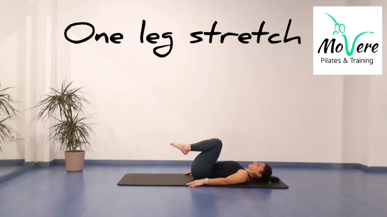 One leg stretch - YouTube