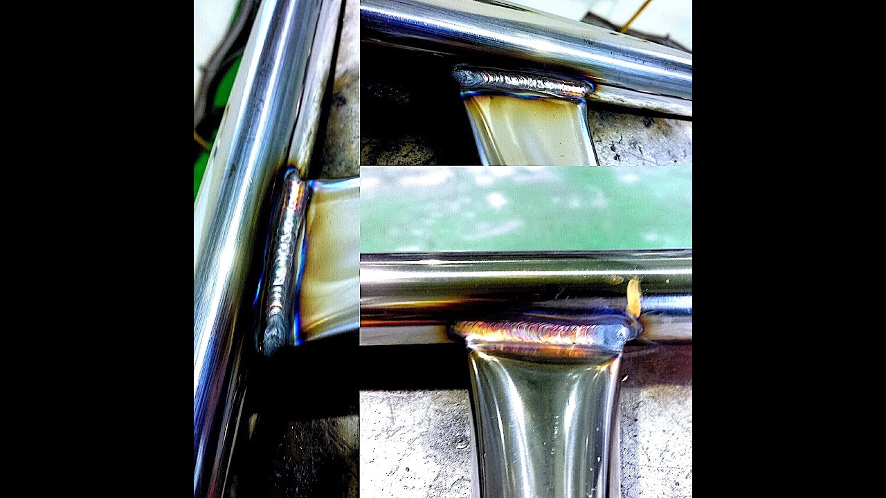 TIG WELDING STAINLESS STEEL LADDER 1.5mm & 2.0mm - YouTube