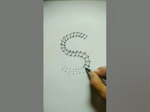 S letter 3D drawing | S letter 3D drawing | 3D S letter drawing Step by ...
