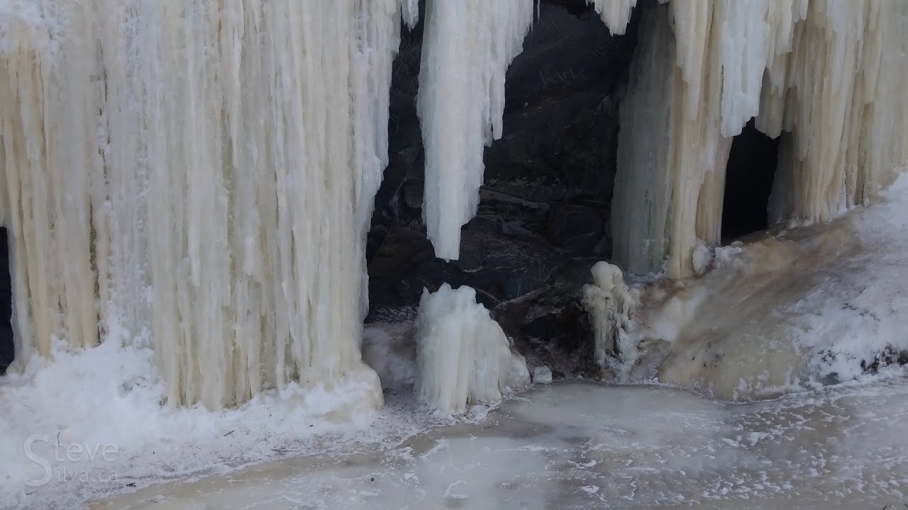 Yellowknife Ice Caves - YouTube