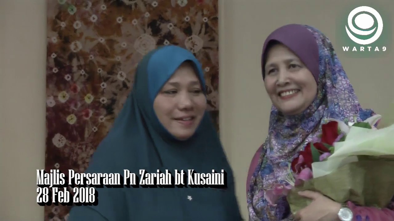 Warta9 2018: Persaraan Puan Zariah - YouTube