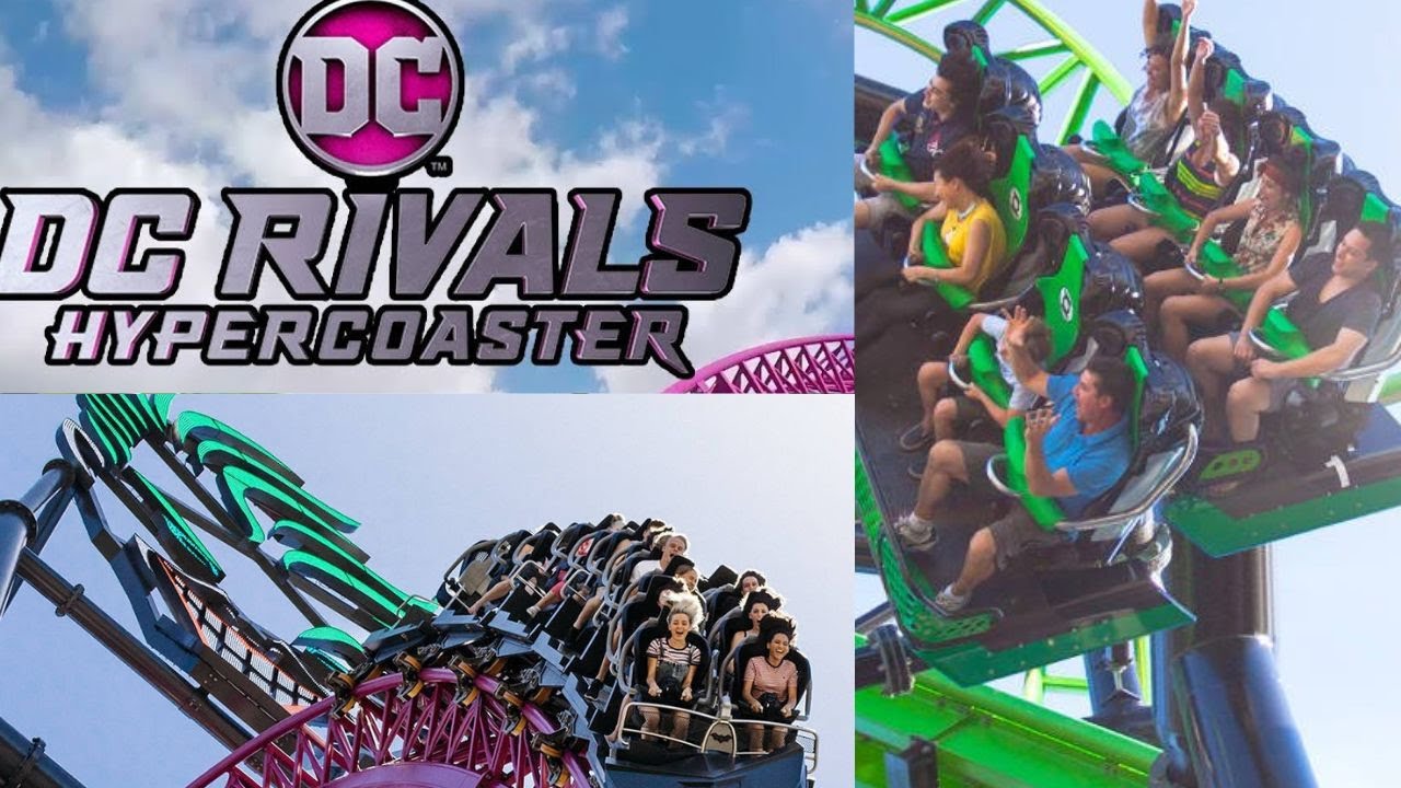 RIDES DC RIVALS AND GREEN LANTERAN#WARNER BROS. MOVIE OWRLD#GOLD COAST# ...