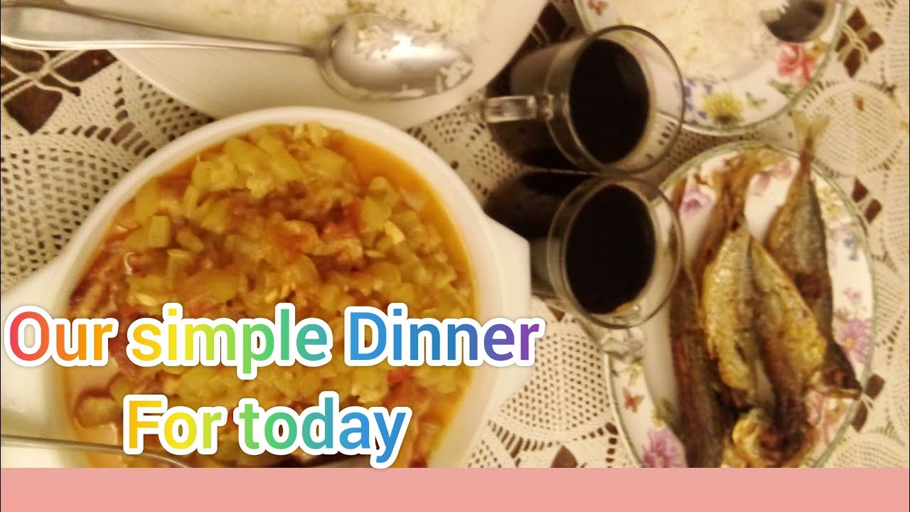 our dinner for today - YouTube