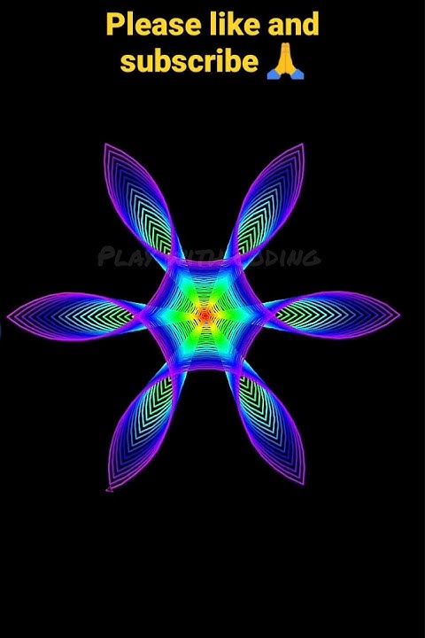 Amazing Python Turtle Flower Video Pythonturtle Shorts Ytshorts Python Programming Coding