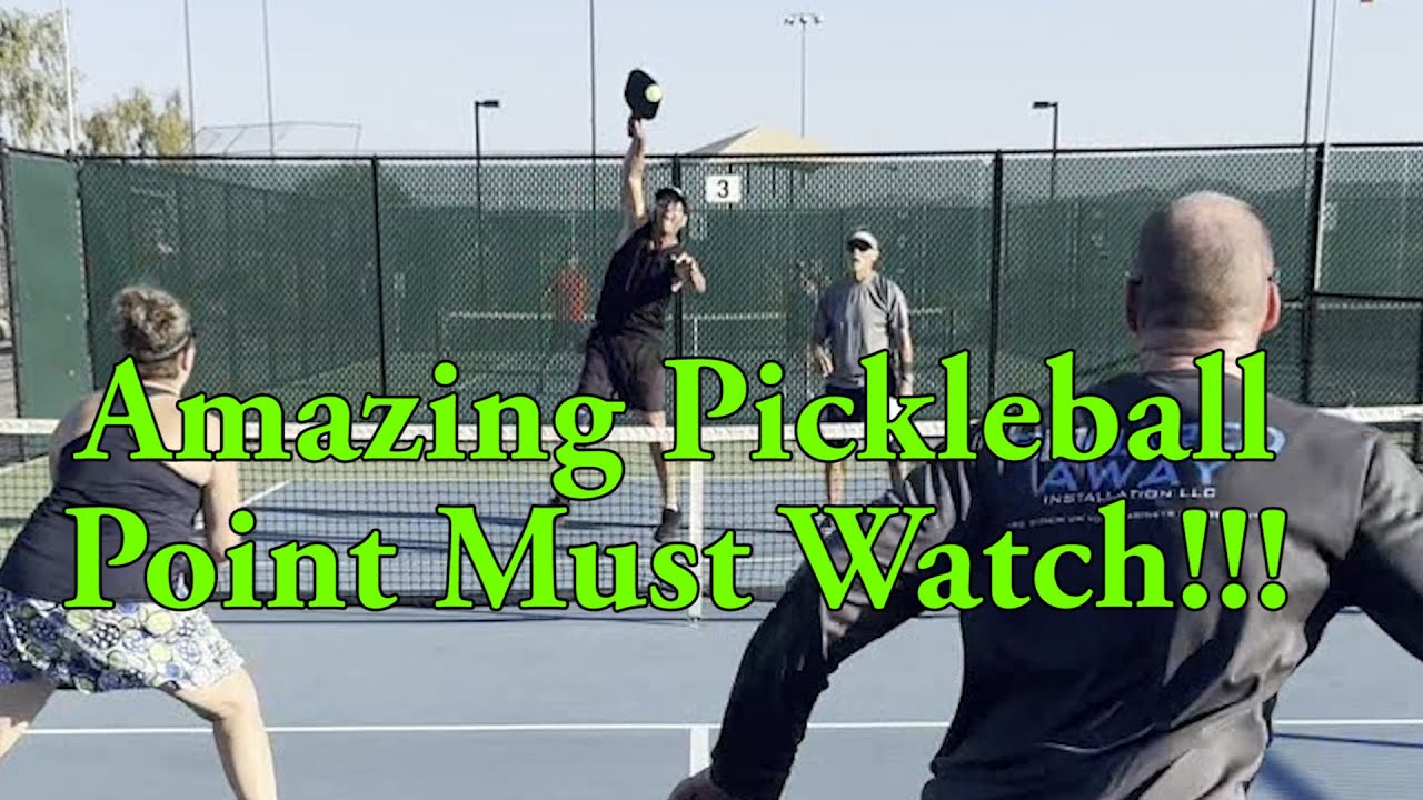 Amazing Pickleball Point - Must Watch!!! - YouTube