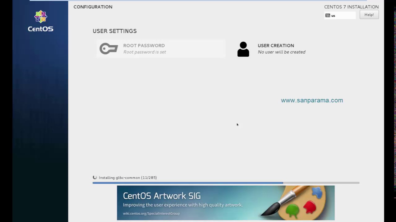 INSTALL CENTOS 7 MINIMAL - YouTube