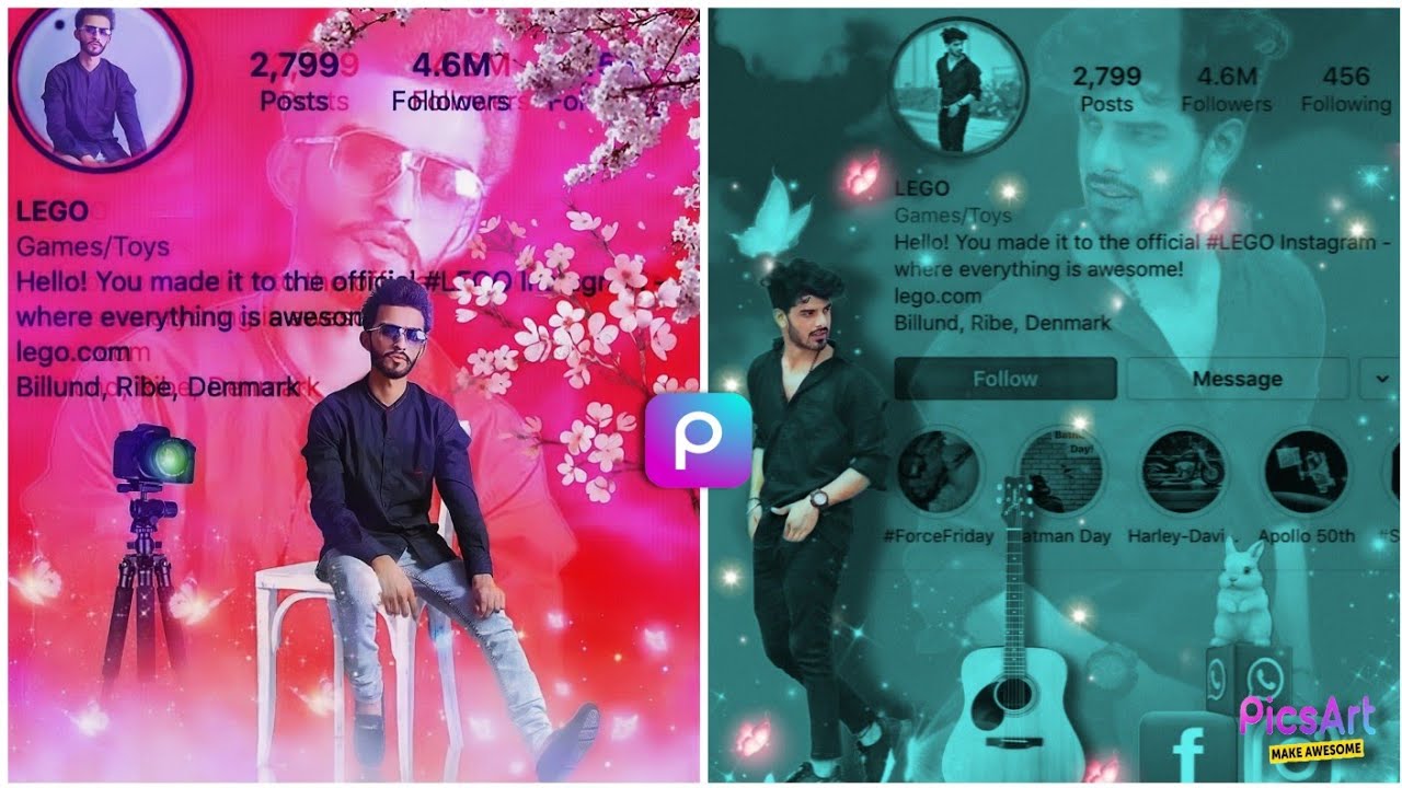Photo editing Instagram creativity profile editing tutorial video @m.r ...
