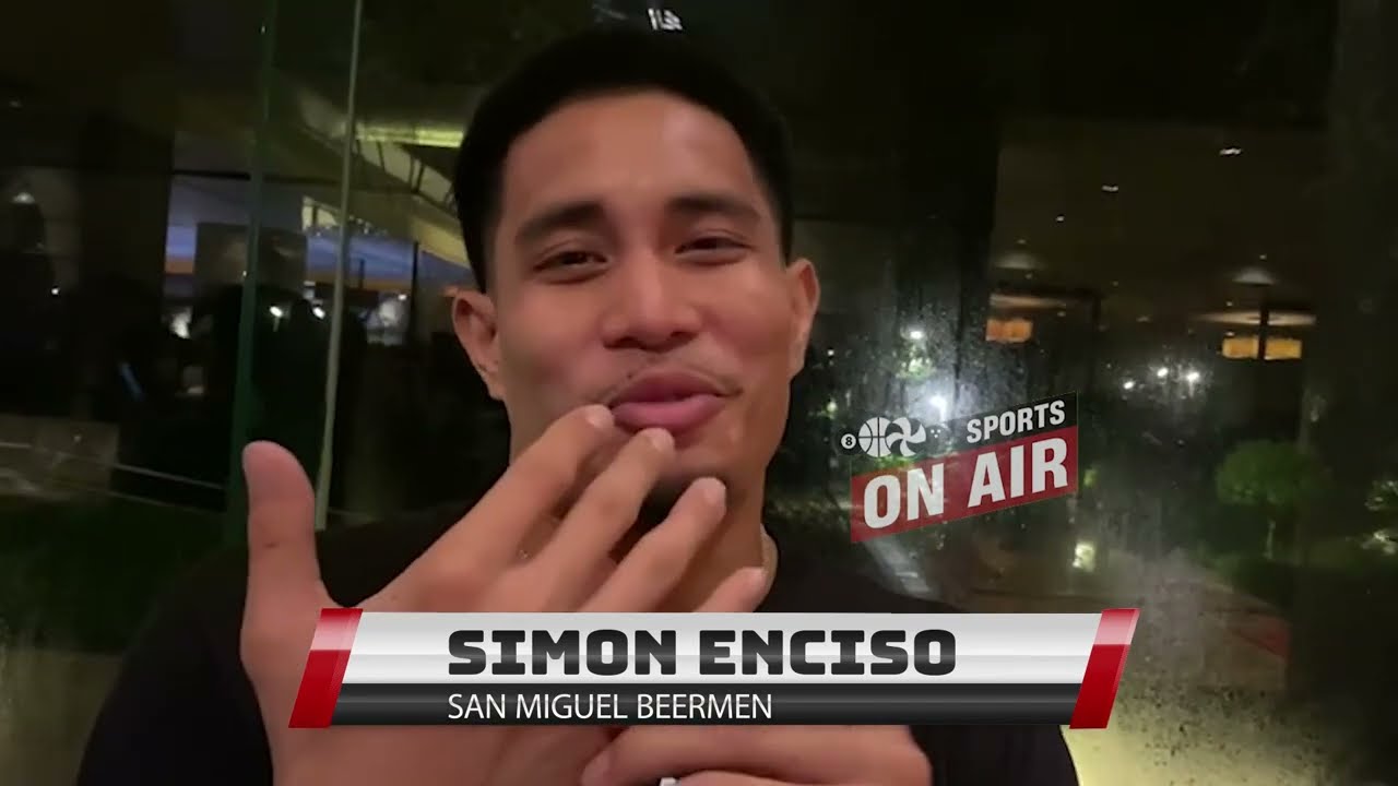 San Miguel: Simon Enciso DEPENSA susi sa Game 7 | Improving Chemistry Ng Team | MENSAHE SA ...