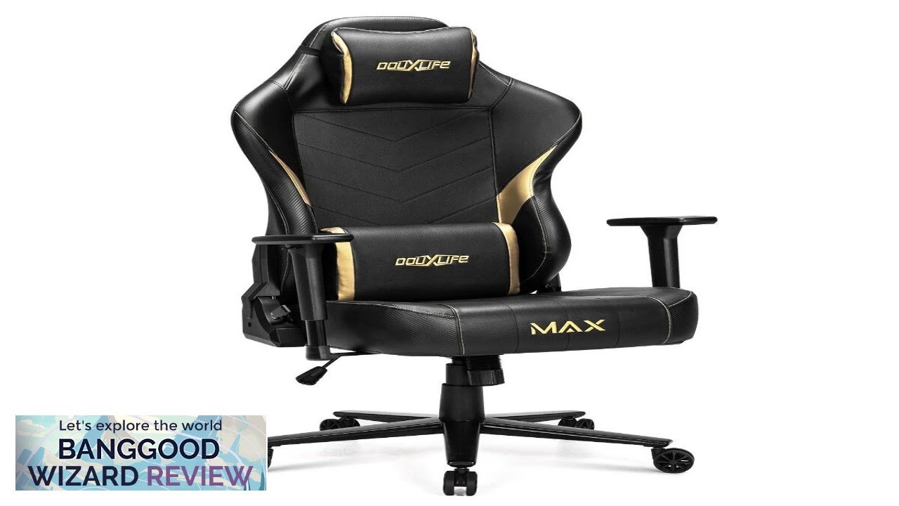 Douxlife® Max Gaming Chair Adults Gamer Ergonomic Game Reclining High ...