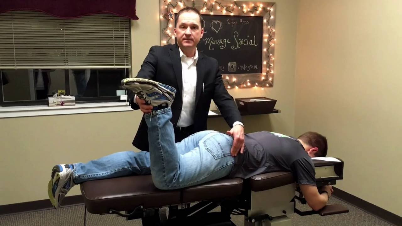 Low back pain Impulse IQ chiropractic instrument adjusting - YouTube