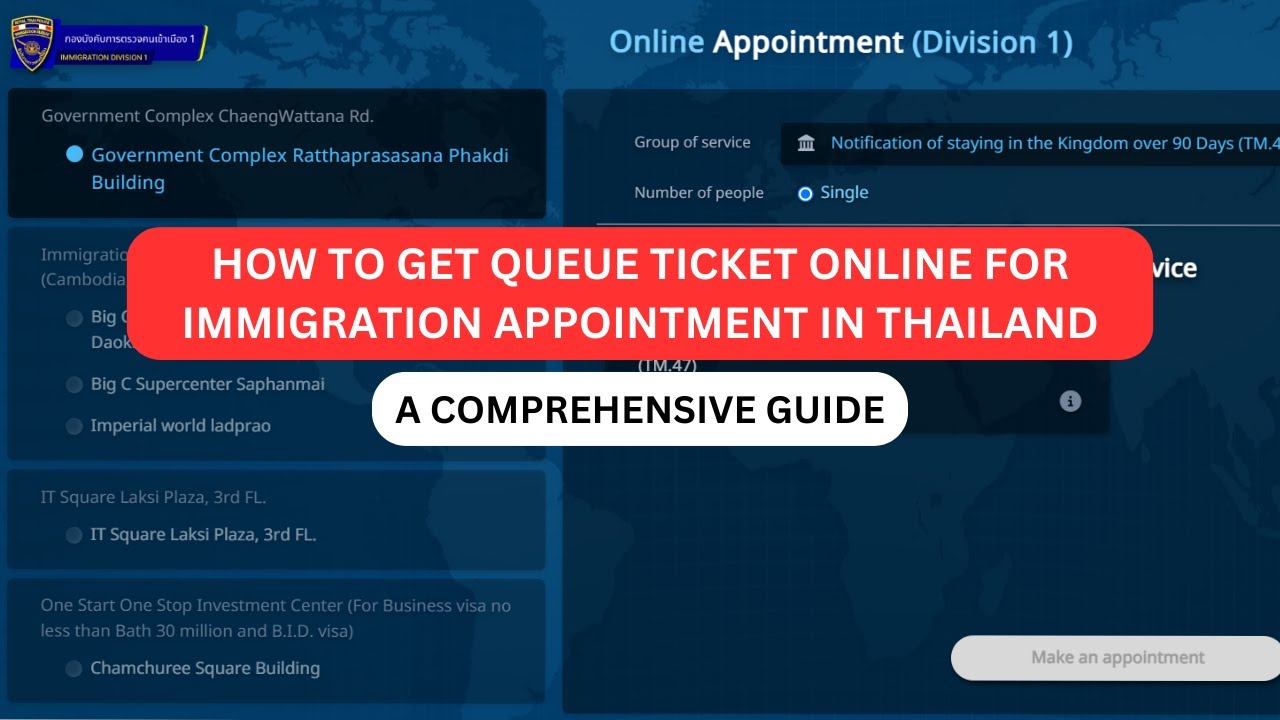 Skip the Long Lines: How to Book Thai Immigration Appointments Online ...