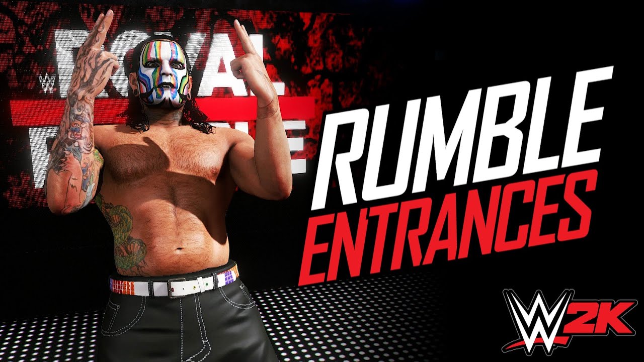 13 Special Royal Rumble Entrances In WWE Games - YouTube
