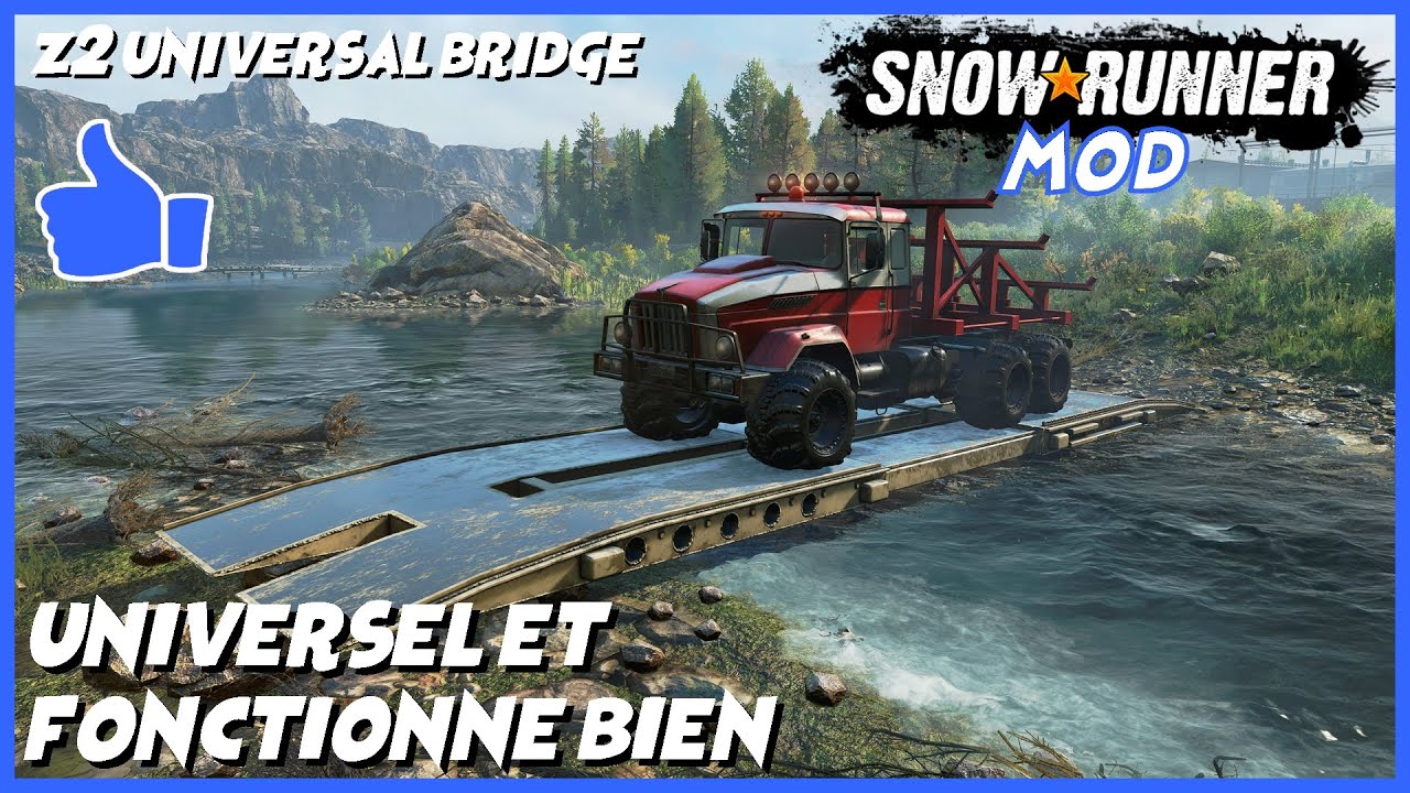 Mod Z2 Universal Bridge - Universel et fonctionne bien - Snowrunner Serie X - YouTube