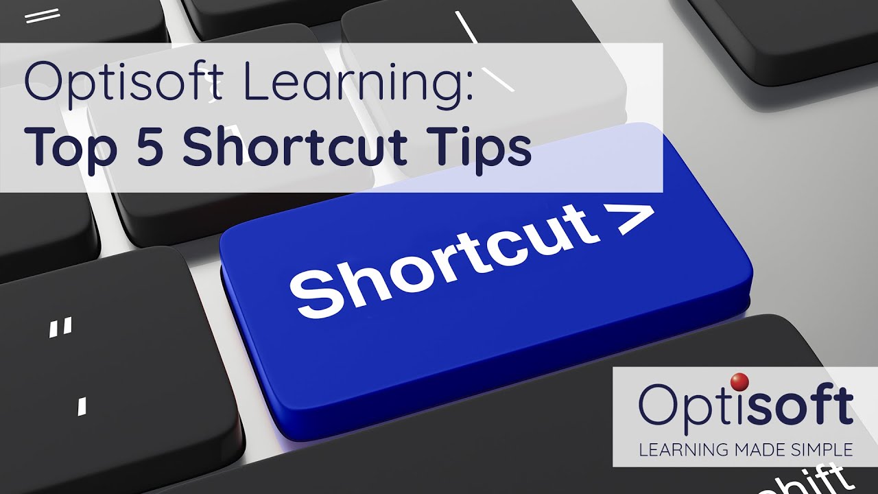 Top 5 Optisoft.NET Shortcuts - YouTube