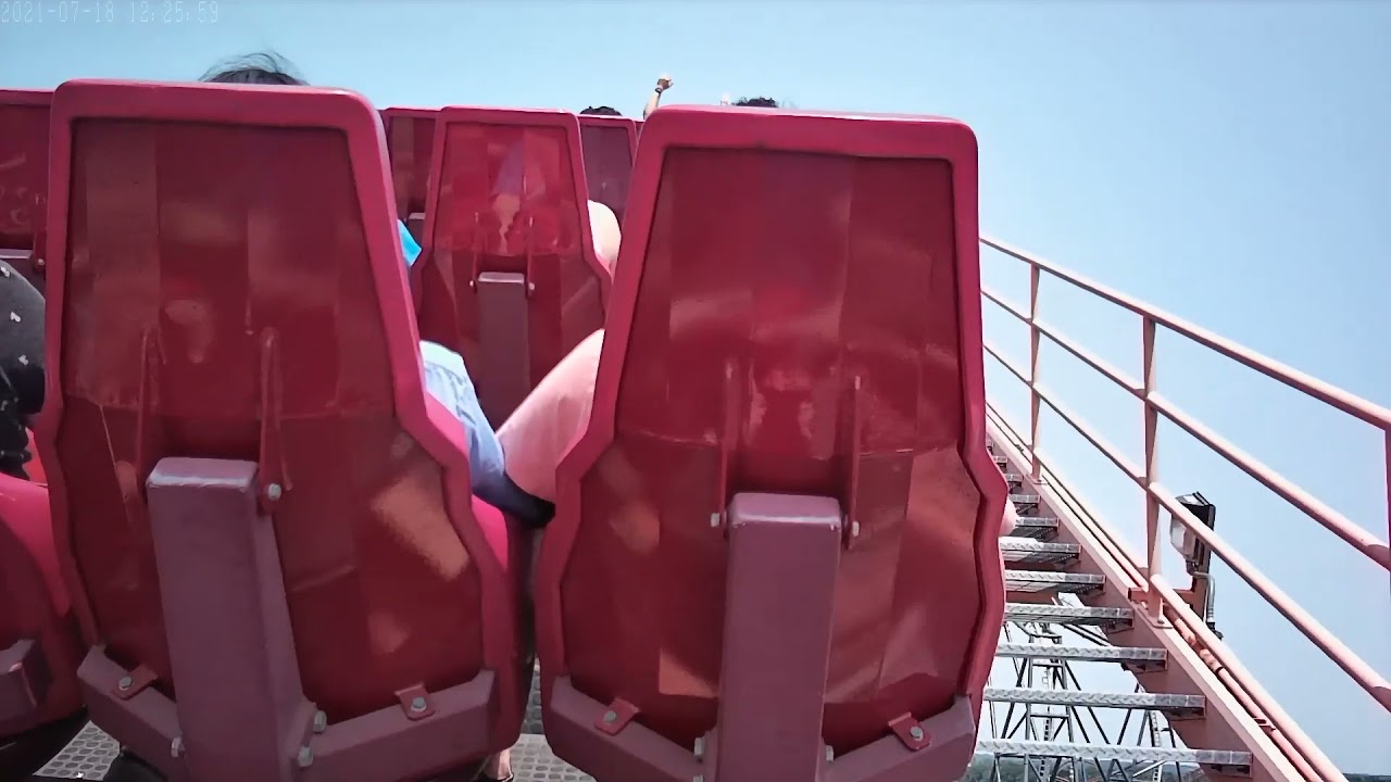 Raging Bull (back seat POV) - Six Flags Great America - 7/18/2021 - YouTube