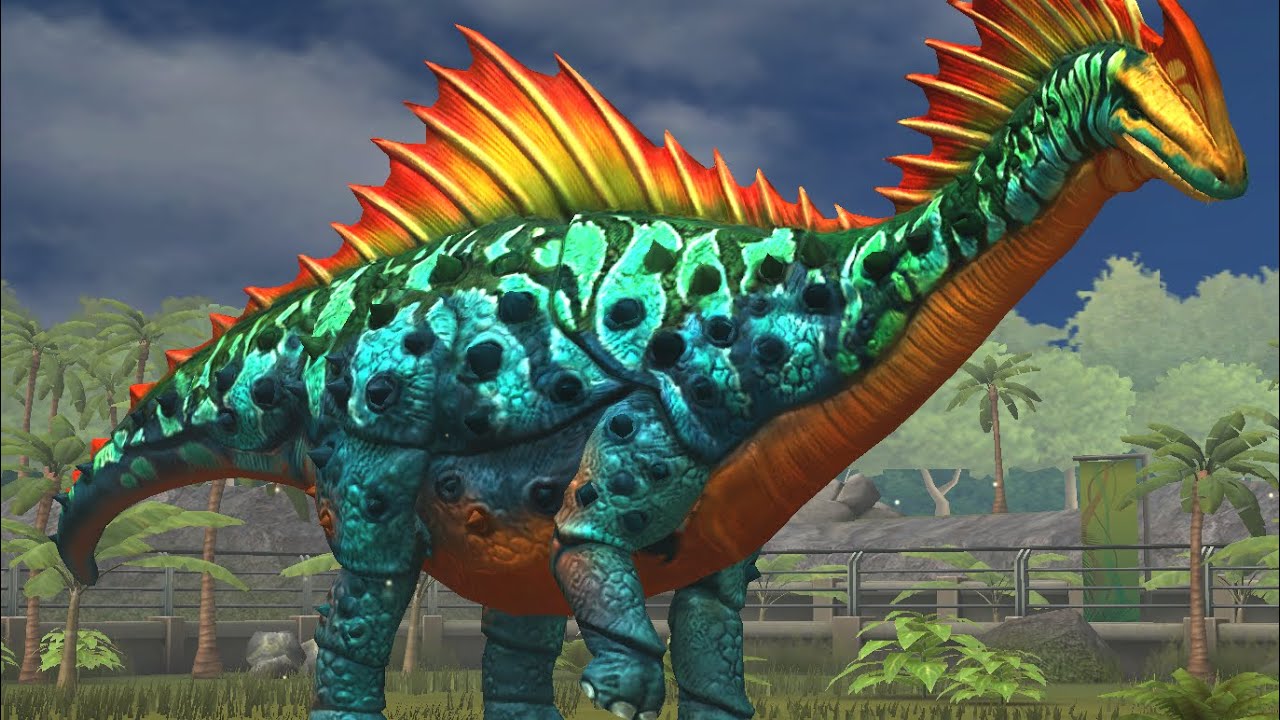 Jurassic World The Game Max Lv Labyrinthosaurus Showcase. - YouTube