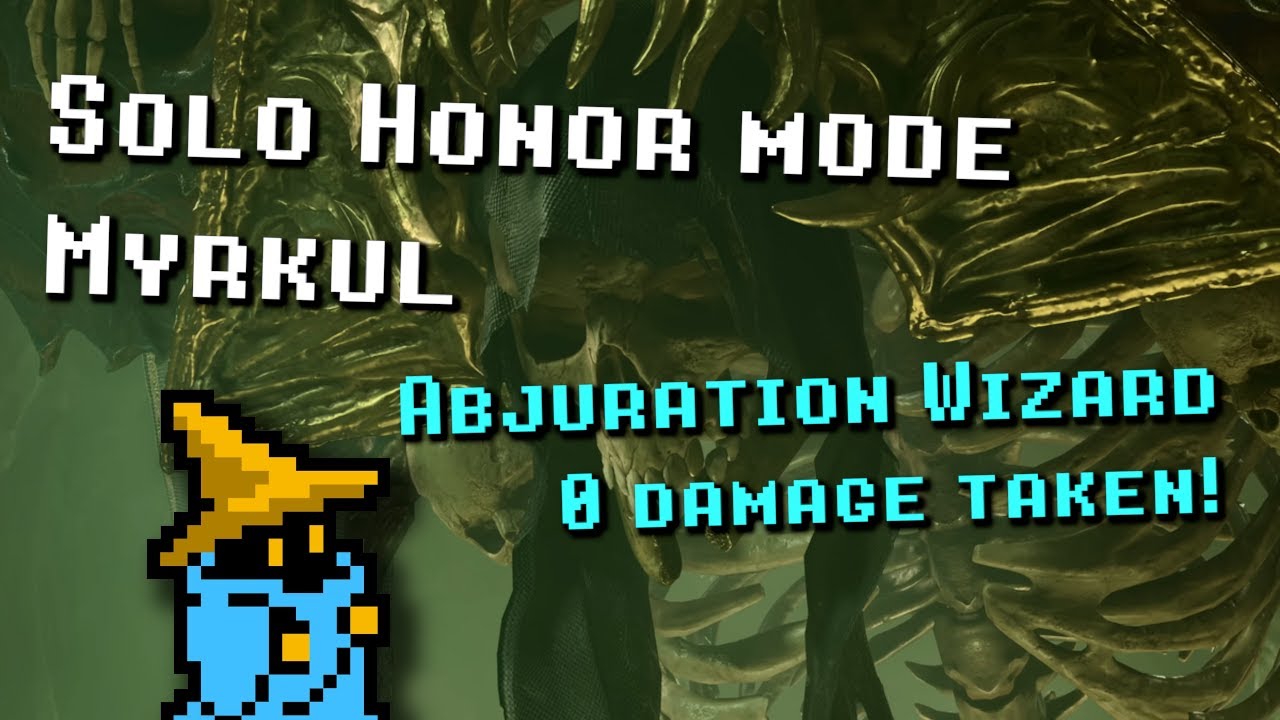 Solo Abjuration Wizard vs Myrkul (Honor mode, 0 damage taken) - YouTube