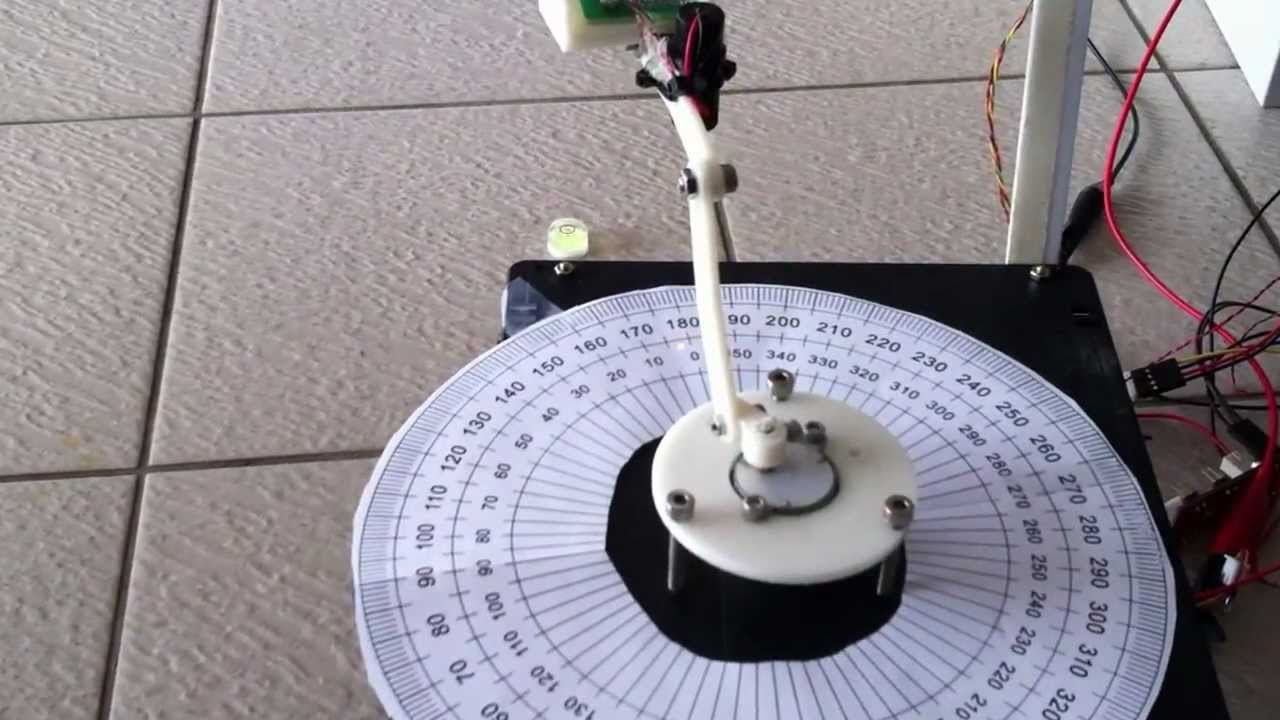 HMC6352 hard iron Calibration - YouTube